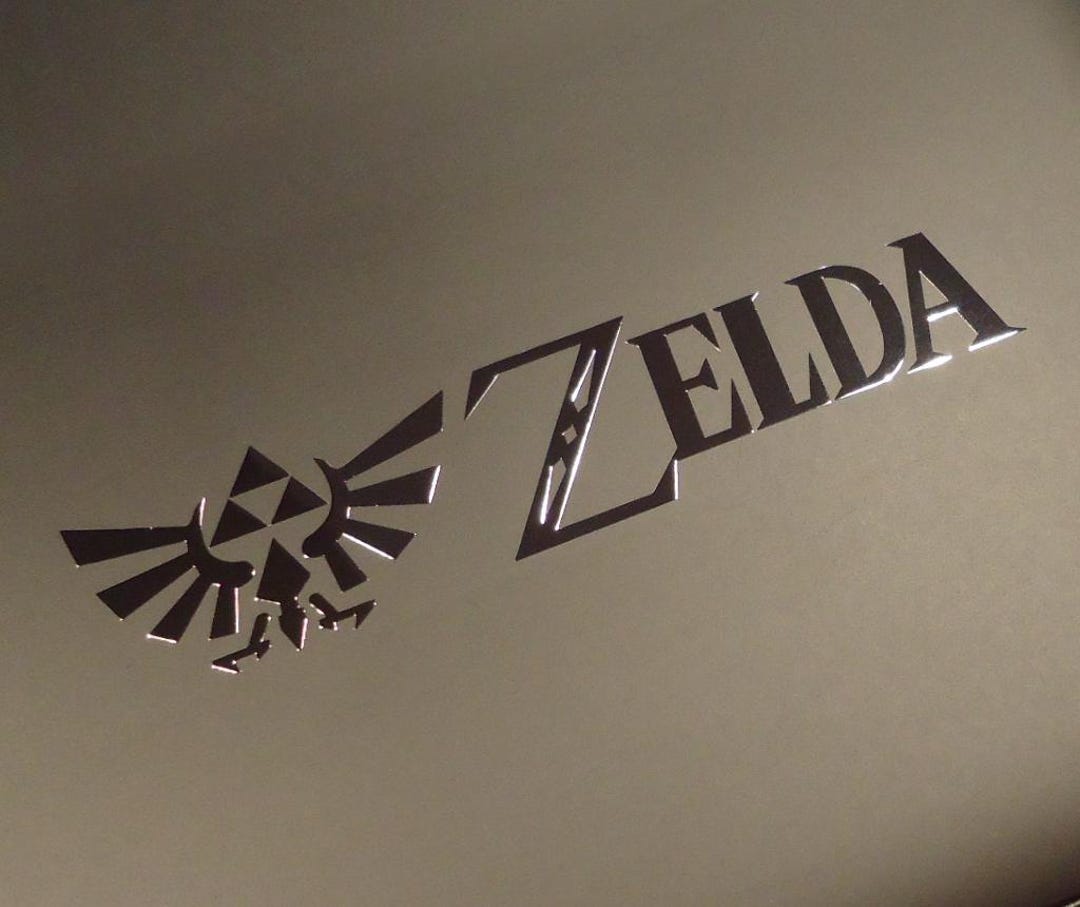 Legend of Zelda Logo / Aufkleber / Sticker / Badge / Label 100 X 24mm ...