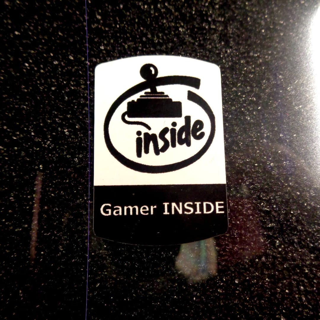 Gamer Inside Sticker / Label / Aufkleber / Badge / Logo 1,9cm X 2,8cm ...