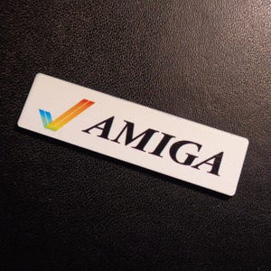 Commodore Amiga 600 1200 Color Logo / Sticker / Badge 49 X 13 Mm [459b ...