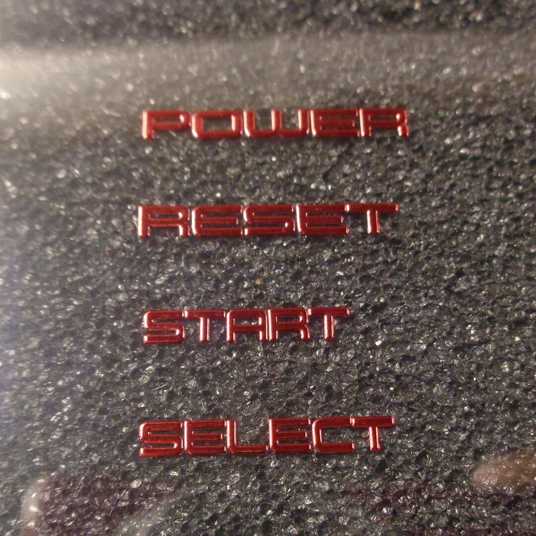 Nintendo NES Console Button and Controller Labels / Aufkleber ...