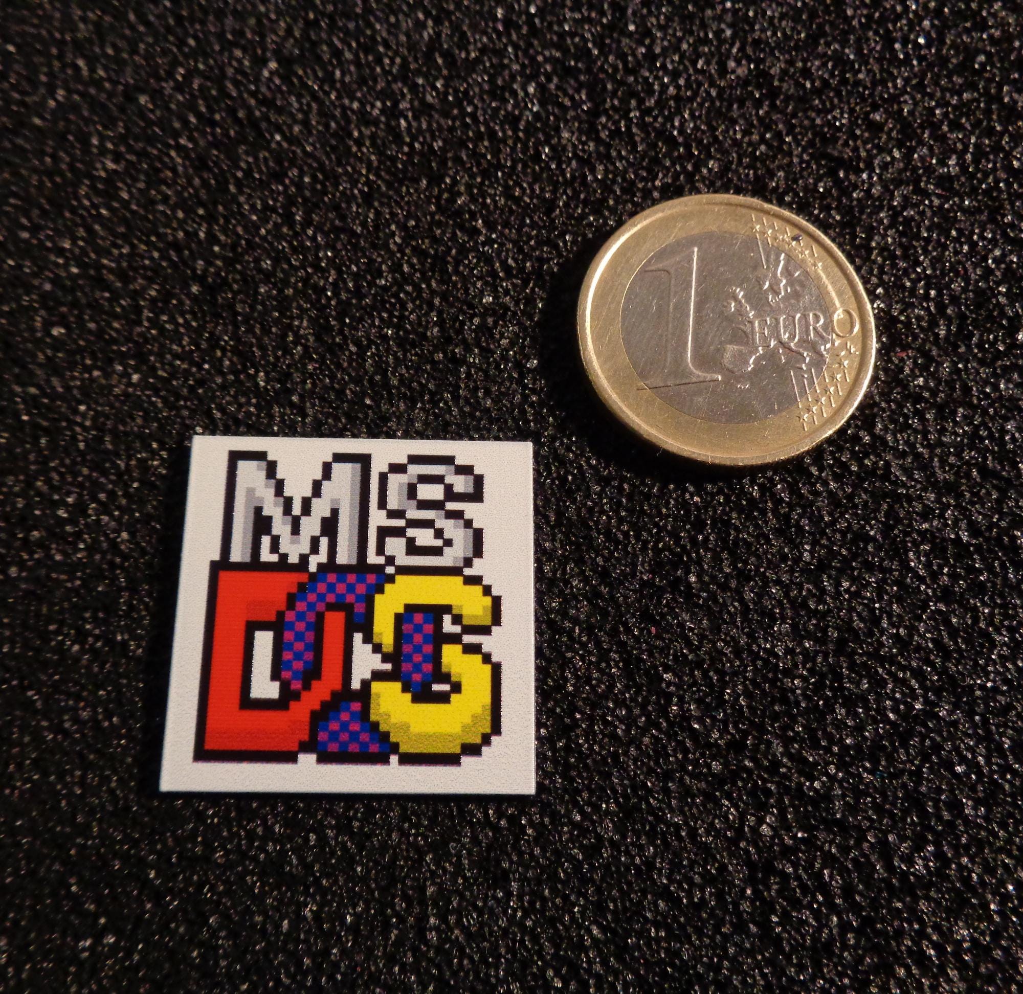 Msdos Color Label / Logo / Sticker / Badge 25 X 25 Mm [420c] - Etsy