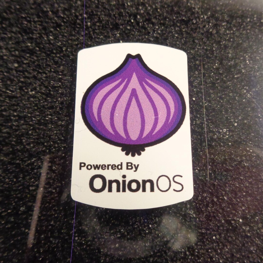 Onion OS Label / Aufkleber / Sticker / Badge / Logo 1,9cm X 2,8cm [806 ...