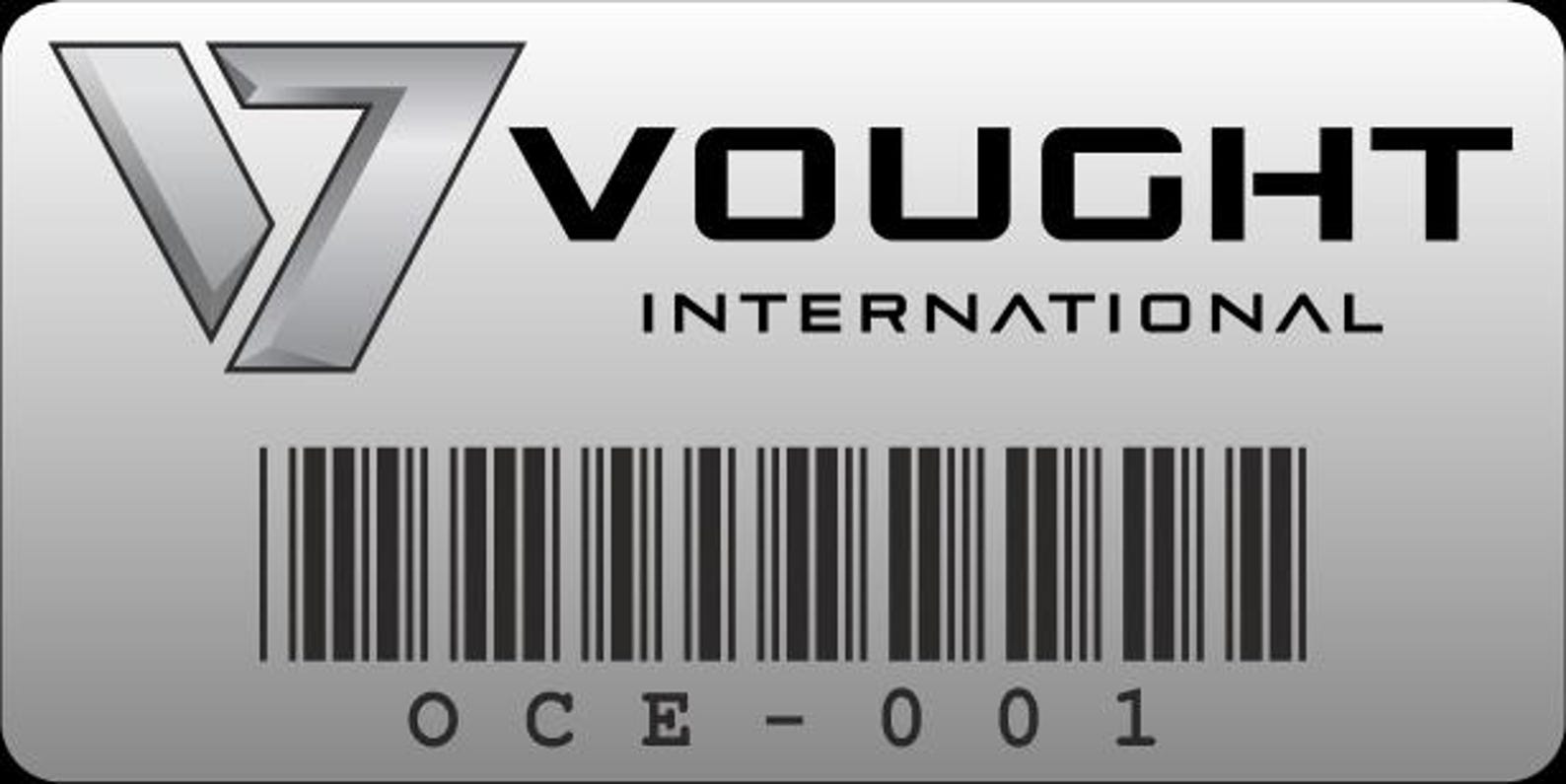 Vought International Asset Tag Vinyl Sticker / Label / Aufkleber ...