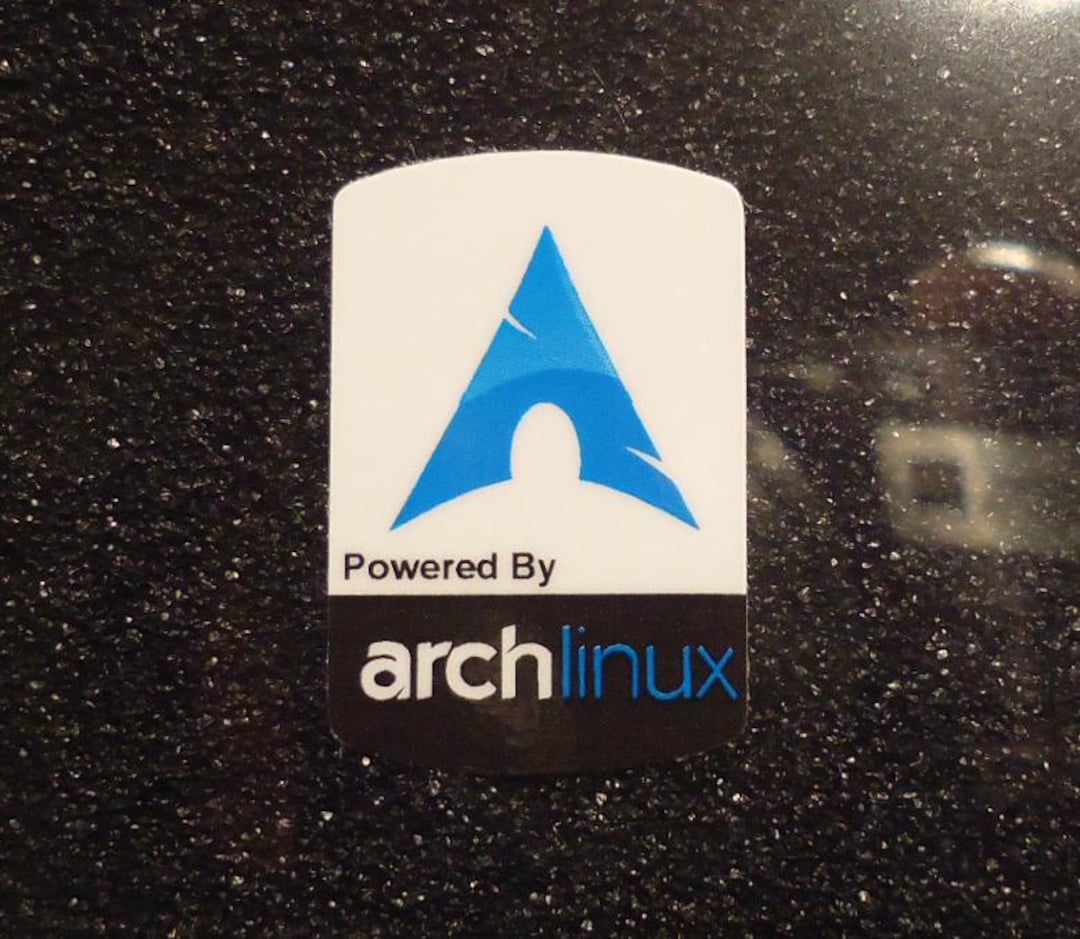 Arch Linux Label / Aufkleber / Sticker / Badge / Logo 1,9cm X 2,8cm ...