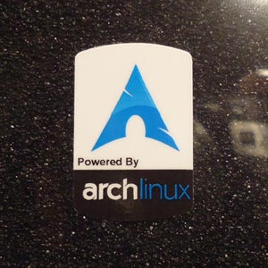 Arch Linux Label / Aufkleber / Sticker / Badge / Logo 1,9cm X 2,8cm ...