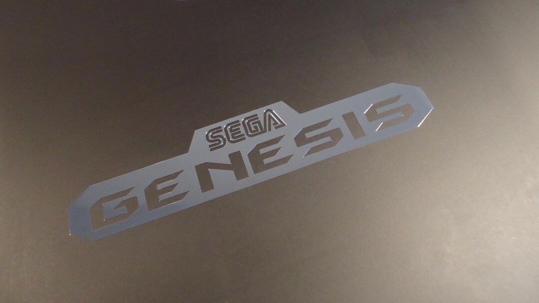 Sega Genesis Label / Aufkleber / Sticker / Badge / Logo 10,1 X 2,2cm ...