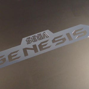 Sega Genesis Label / Aufkleber / Sticker / Badge / Logo 10,1 X 2,2cm ...