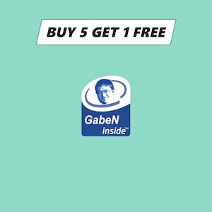 Gaben Inside Vinyl Sticker Logo Emblem Badge 19x24mm [885b] - Etsy