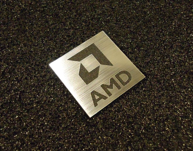 AMD Label / Logo / Sticker / Badge 25 X 25 Mm [421] - Etsy