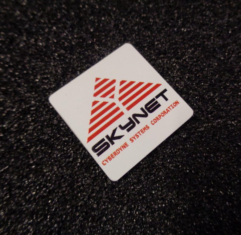 Sky Net Cyberdyne Corporation Logo Label Decal Case Sticker Badge [522b ...