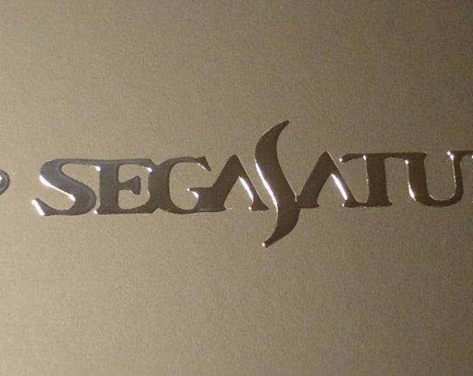 Sega Saturn Label / Aufkleber / Sticker / Badge / Logo 60mm X 11mm [178 ...