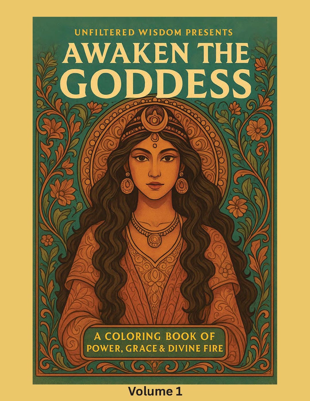 Goddess Coloring Book: 28 Printable Empowerment Art Pages (digital ...