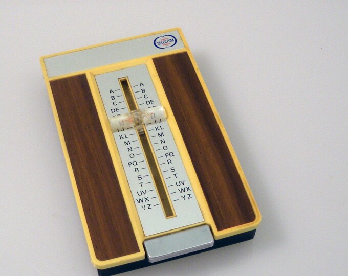 Vintage, Modern, Address Book, Metal, Faux Bois - Etsy