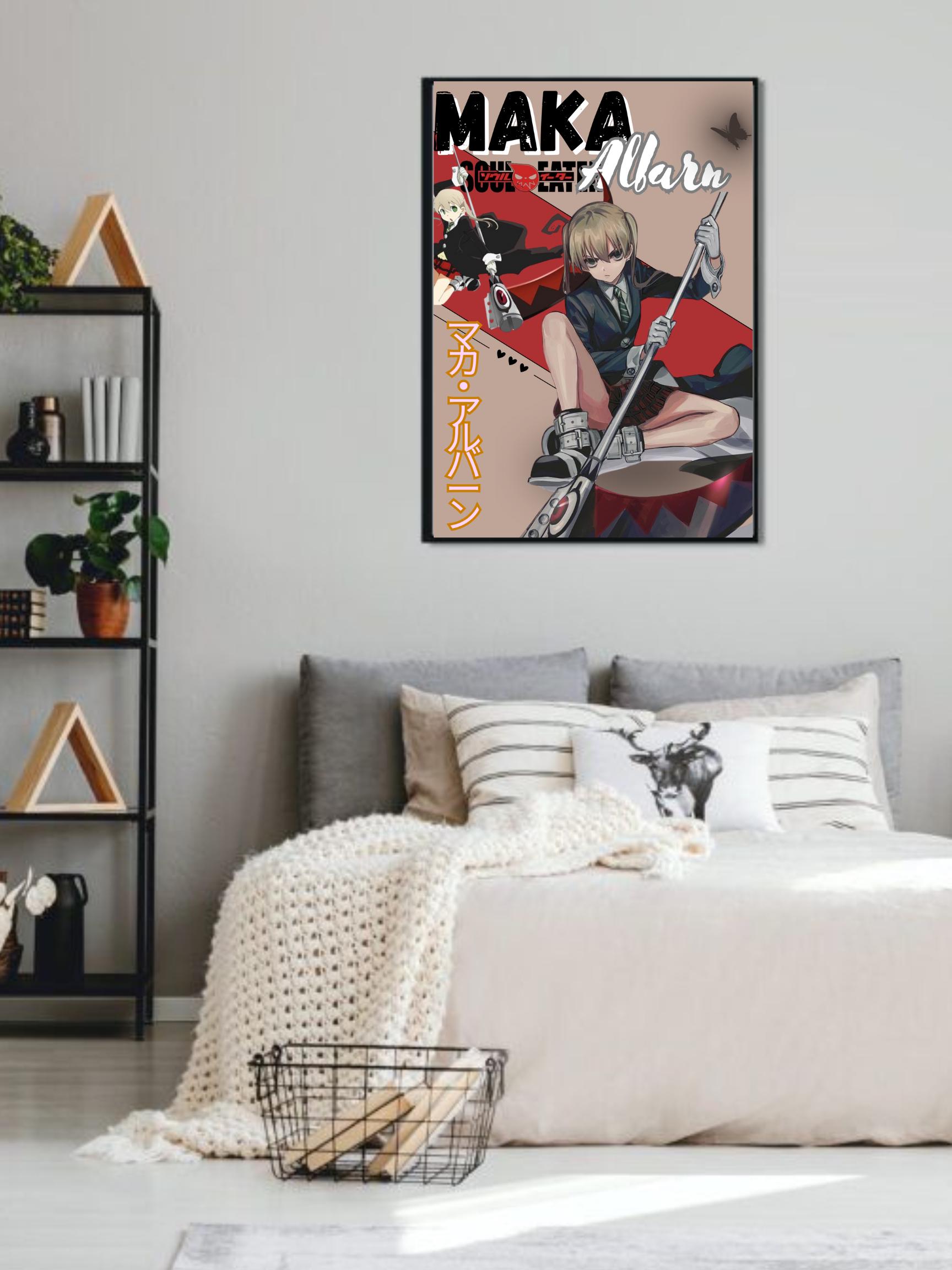 Maka Albarn From Soul Eater, Poster, Wall Decor, Digital Poster, Anime ...