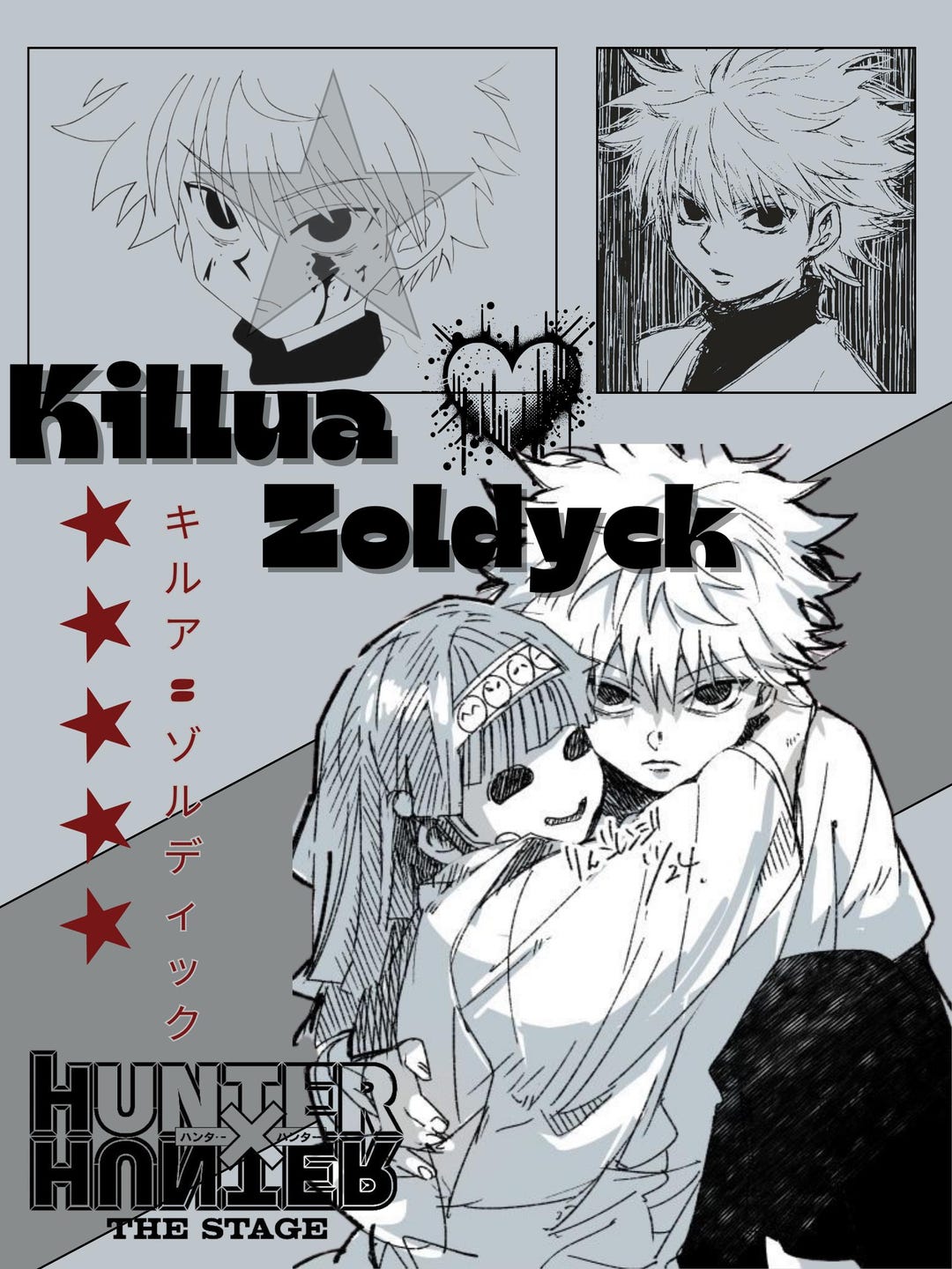 Killua Zoldyck From Hunter X Hunter Poster Design, Digital Poster ...
