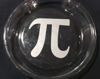 3.14 Pie. Engraved Pi Plate Perfect for a Pi Party - Etsy