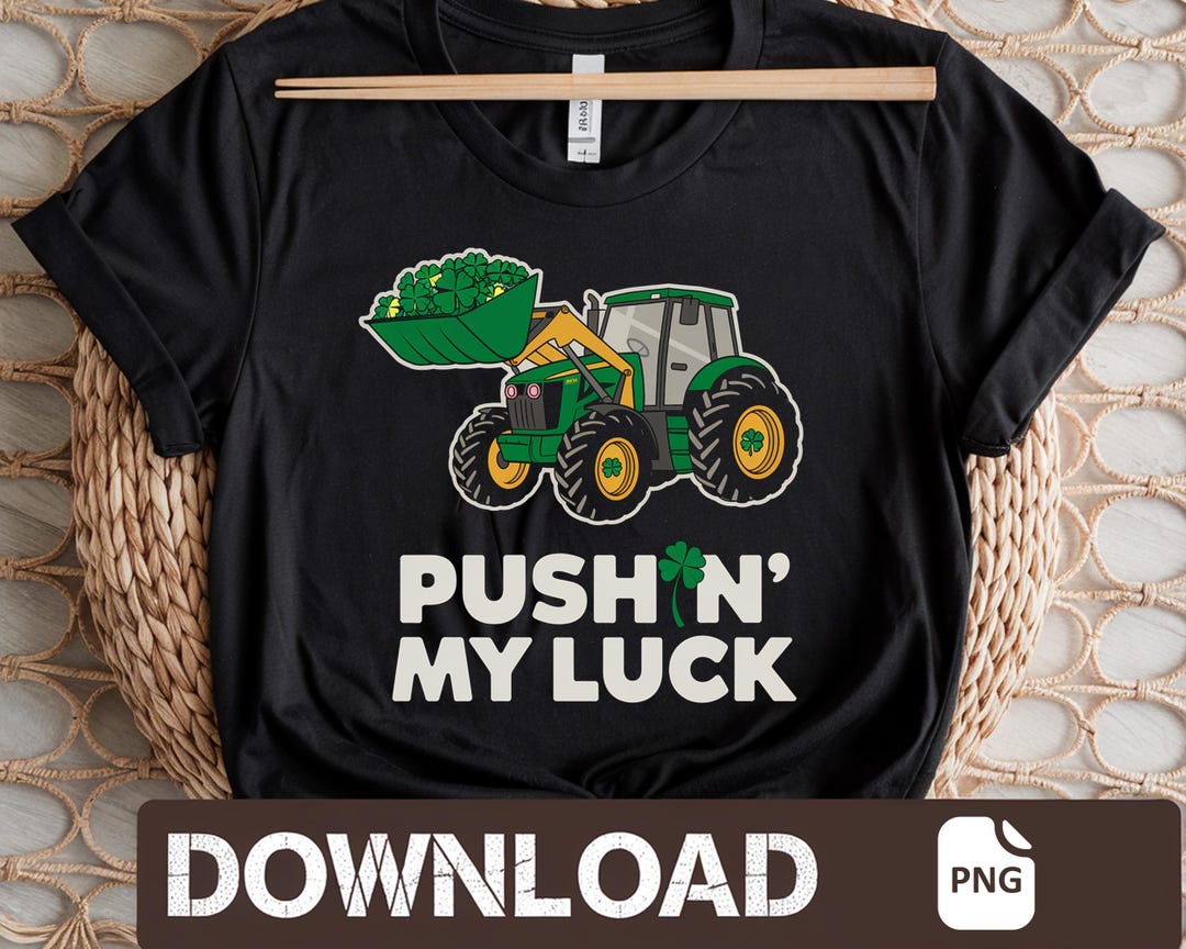 St. Patrick's Day Tractor PNG: Lucky Clover Farm Life (digital Download ...