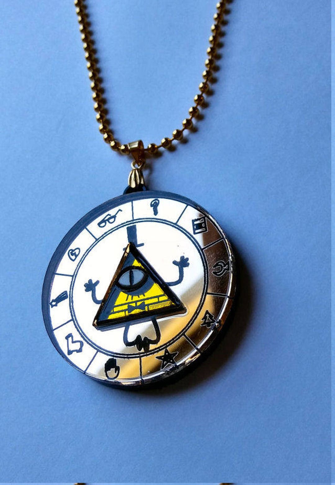 Bill Cipher Containment Necklace - Etsy