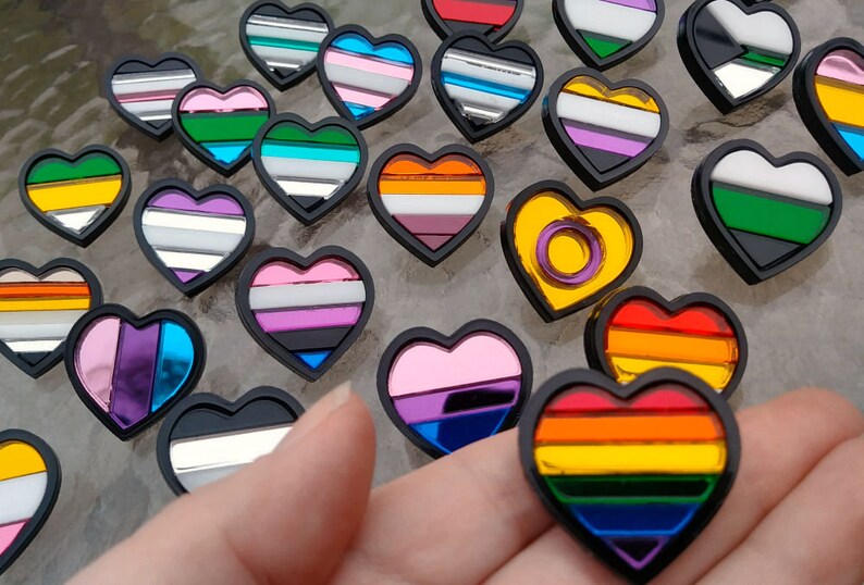 Orientation Pride Pins 25 types | Etsy