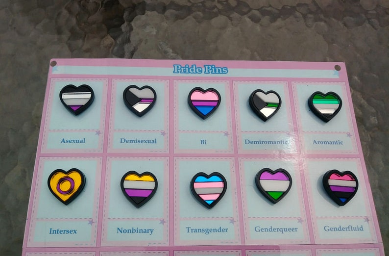 Orientation Pride Pins 25 types | Etsy