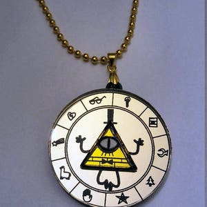 Bill Cipher Containment Necklace - Etsy