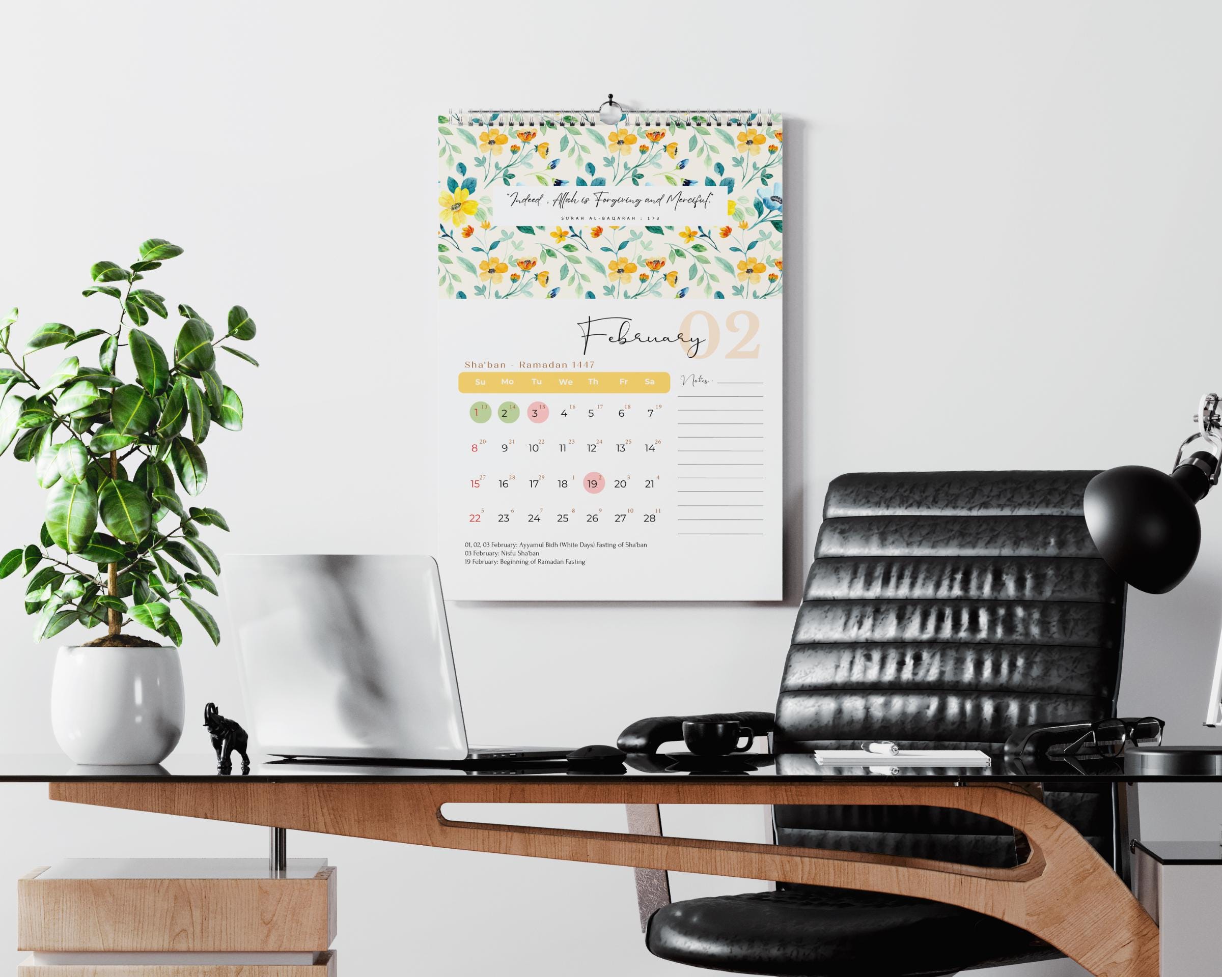 Printable Islamic 2026 Calendar | Hijri and Gregorian Dates | Umm Al ...