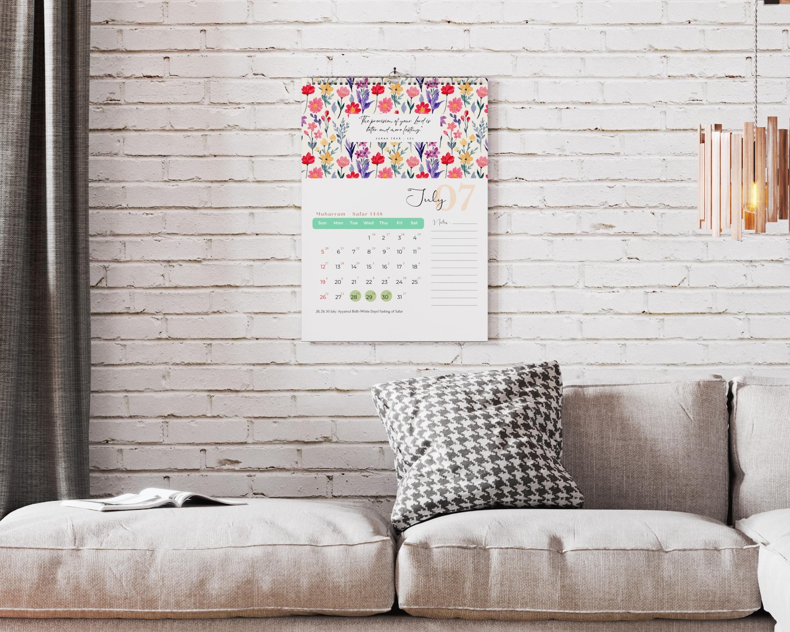 Printable Islamic 2026 Calendar | Hijri and Gregorian Dates | Umm Al ...