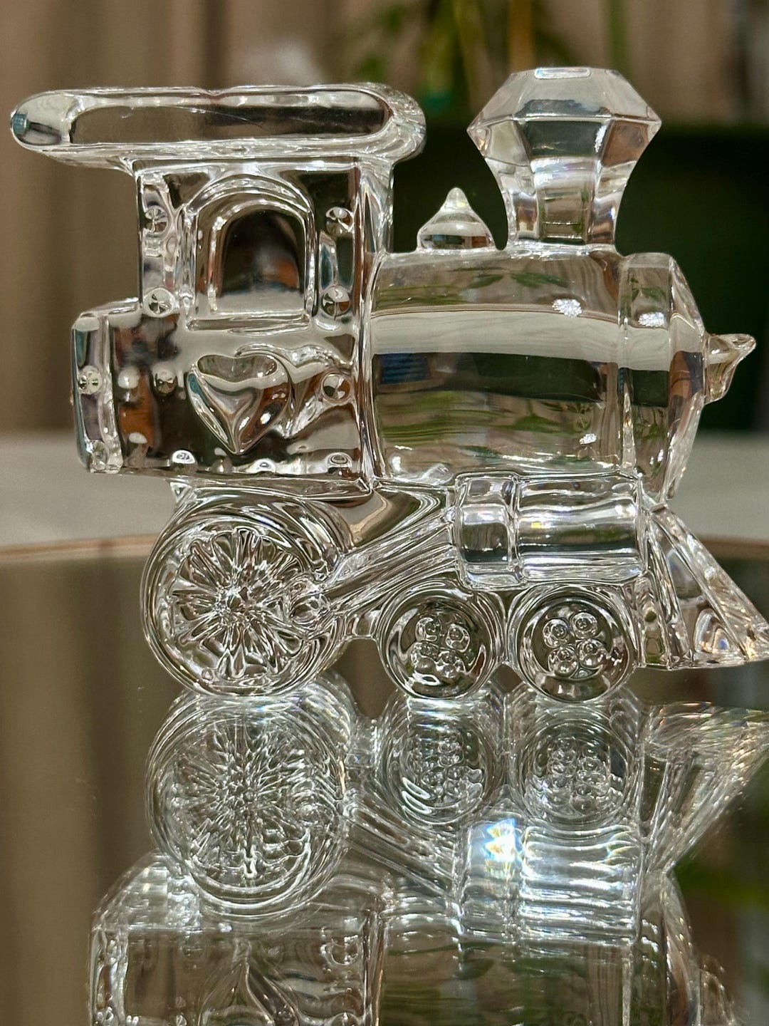 Vintage Jonal Lead Crystal Train - German Made - Etsy