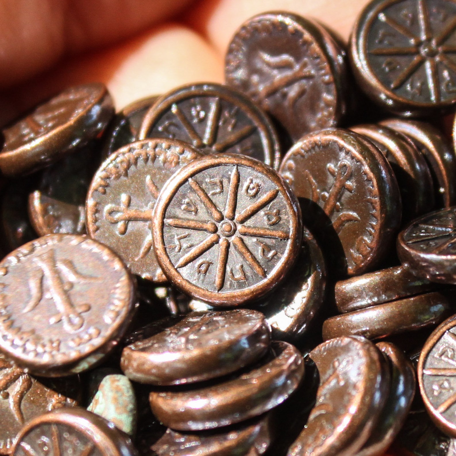 Pair of Widow's Mites Handmade Replica Coins Ancient - Etsy
