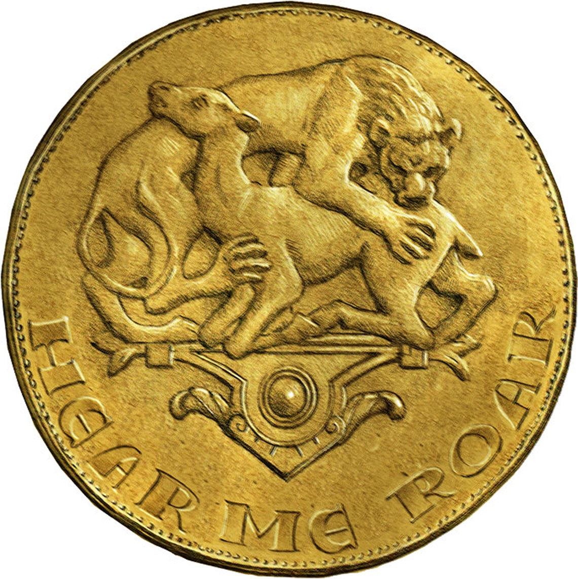 Loreon Lannister Golden Lion Coin Officially Licensed ASOIAF | Etsy