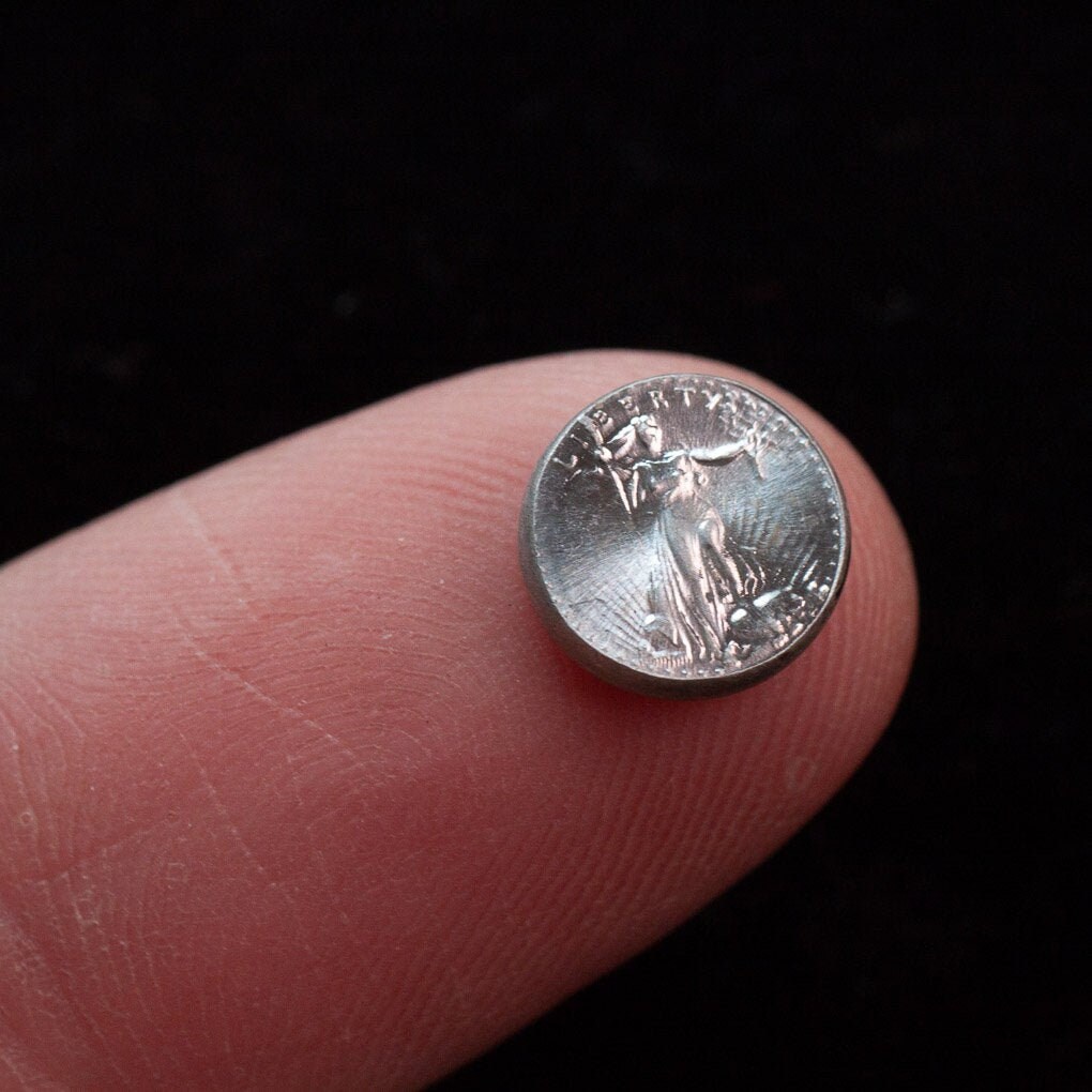 Set of Super Tiny Copper and Silver Replica US Coins - Etsy