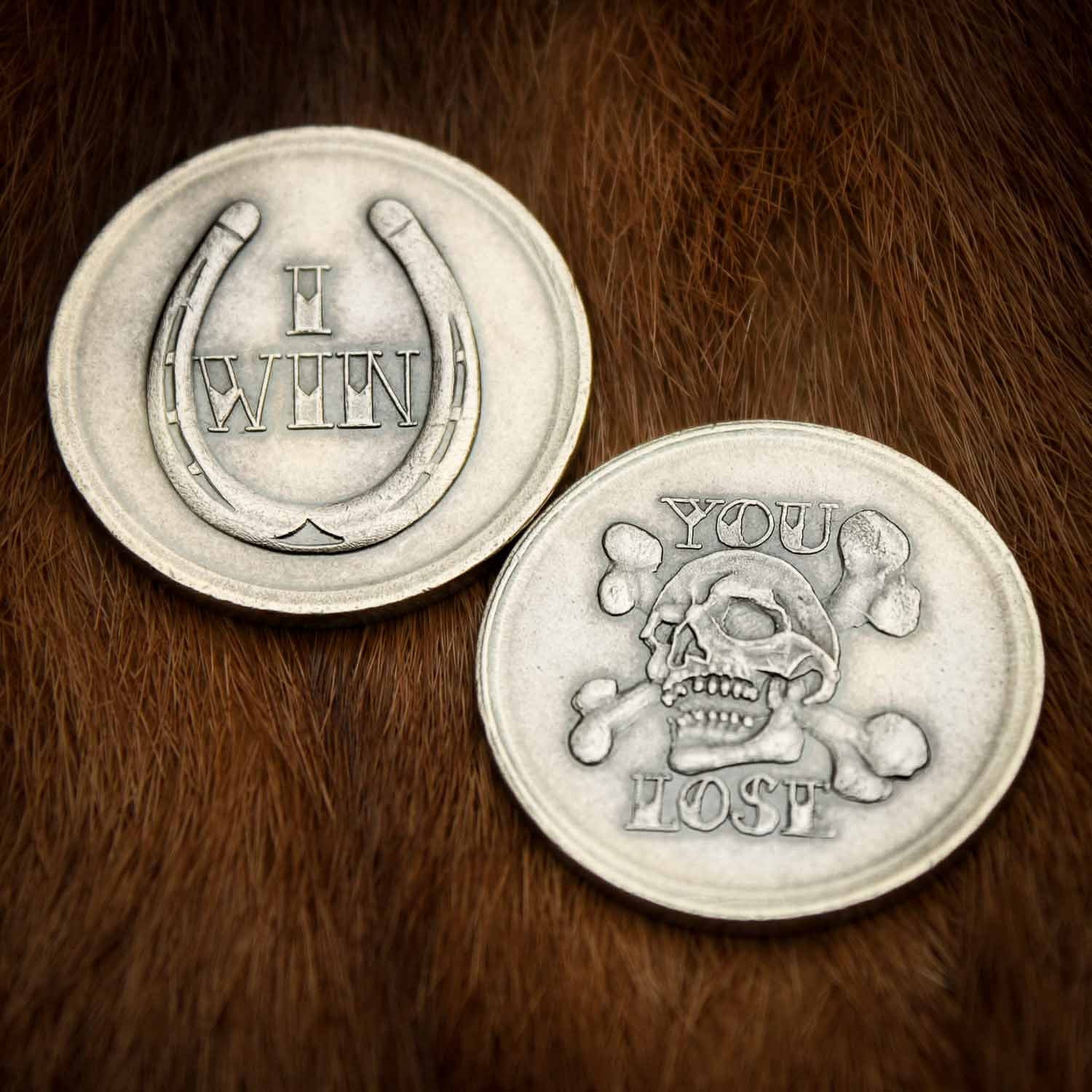 I Win/you Lose Decision Maker Coin - Etsy