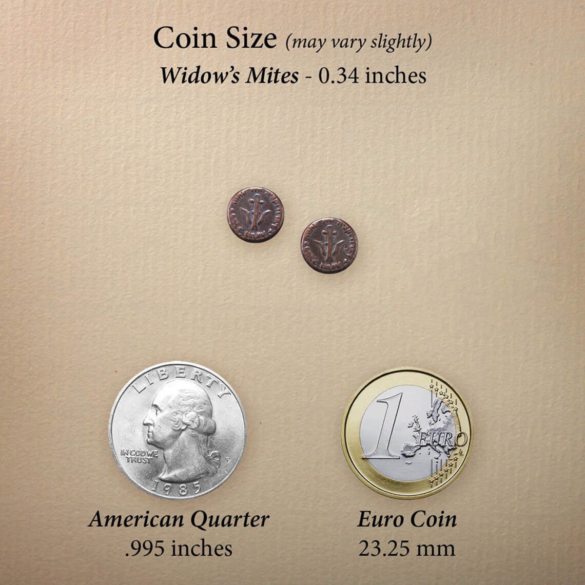 Pair of Widow's Mites Handmade Replica Coins Ancient - Etsy