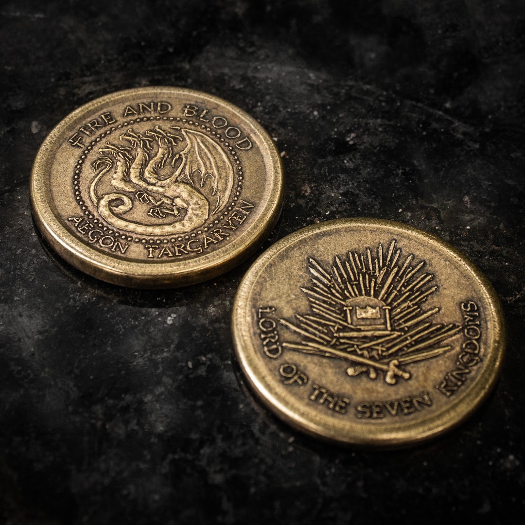Aegon Targaryen Golden Dragon Coin - Officially Licensed ASOIAF ...