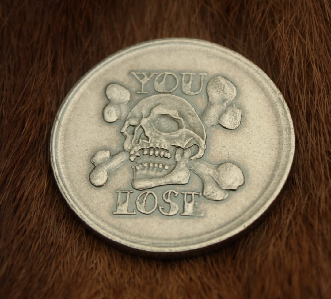 I Win/you Lose Decision Maker Coin - Etsy