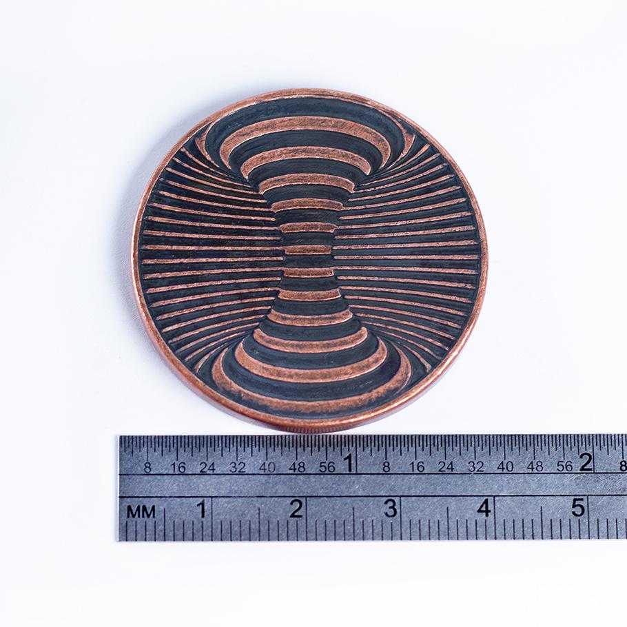 Optical Illusion Worry Coin - Etsy