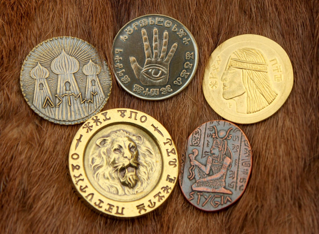 Conan Set #2 - Five Deluxe Coins From King Conans Coffers. Aquilonia ...