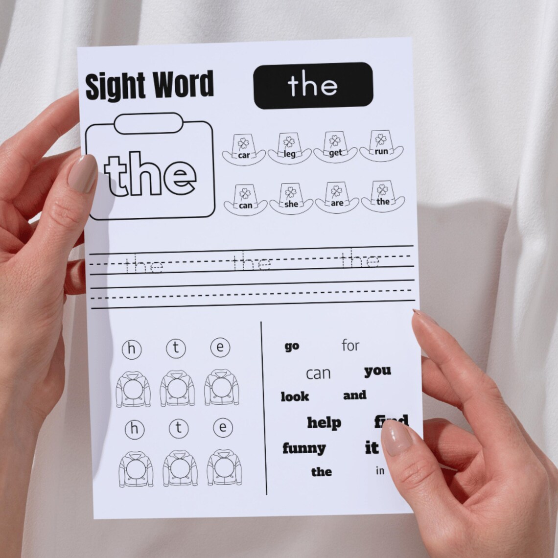 Pre-primer Dolch Sight Words Workbook: Ages 4-8 Literacy (PDF ...