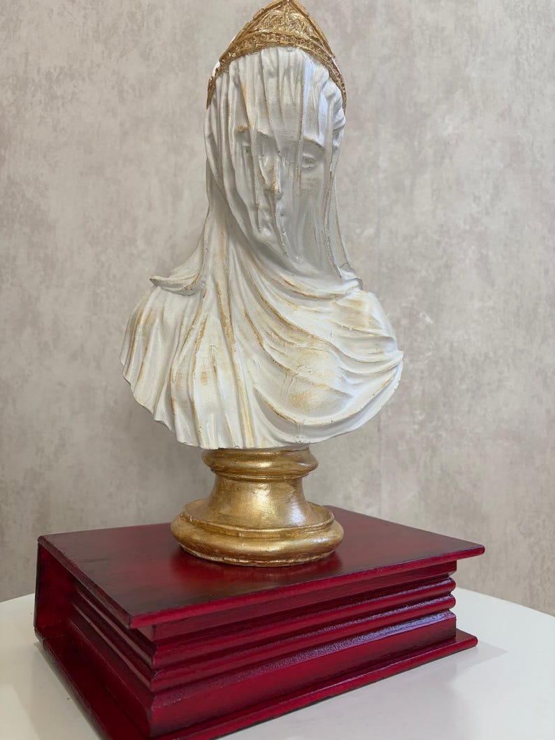 VIRGIN MARY Bust 14.5'' Catholic, Mother of God, Saint Mary Statue ...