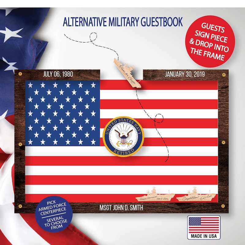 Camo Retirement Decor - Etsy