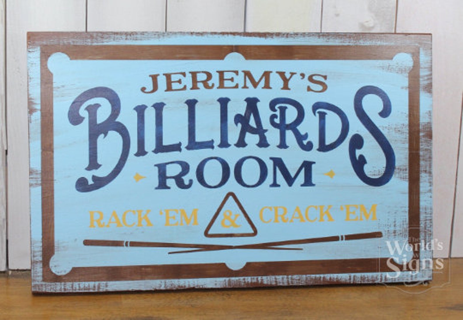 Billiards Sign Personalized Billiards Room Sign Man Etsy