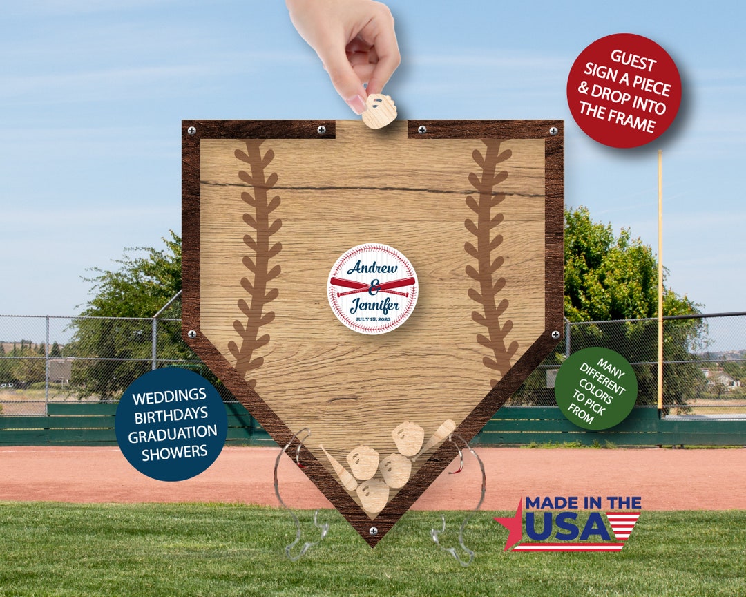Home Plate - Guestbook - Alternative - Top Drop - Wedding - Birthday ...