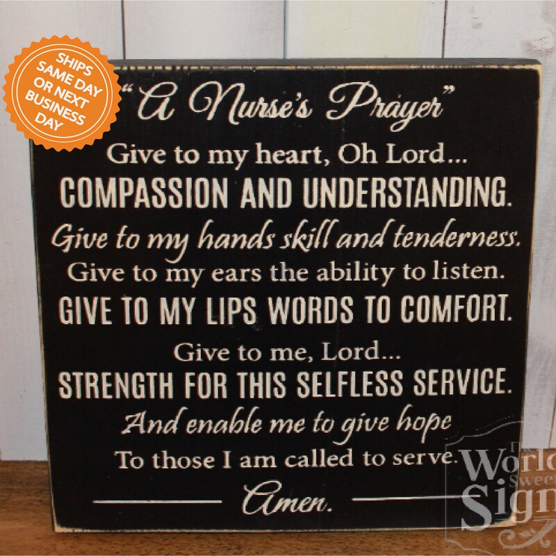 Nurse Sign - Etsy