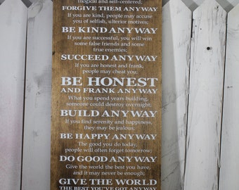 Be Kind Anyway | Etsy