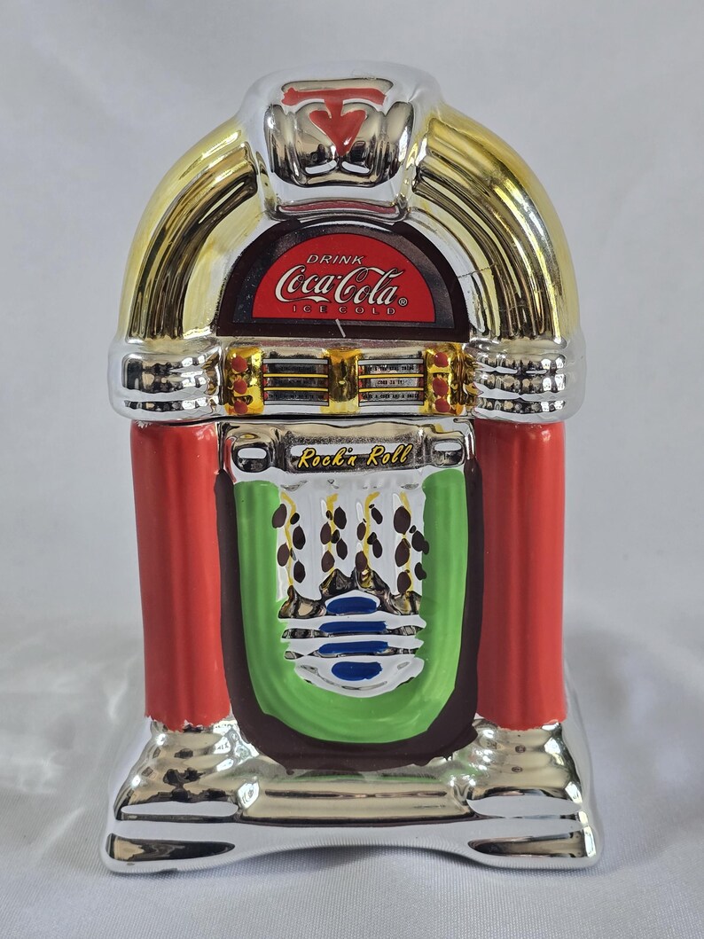 Vintage Coca-cola Jukebox Salt & Pepper Set - Etsy