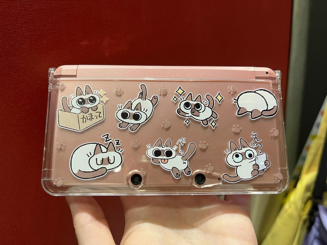 Siamese Cat 3DS NDS Case: Cartoon Anime Protective Cover - Etsy