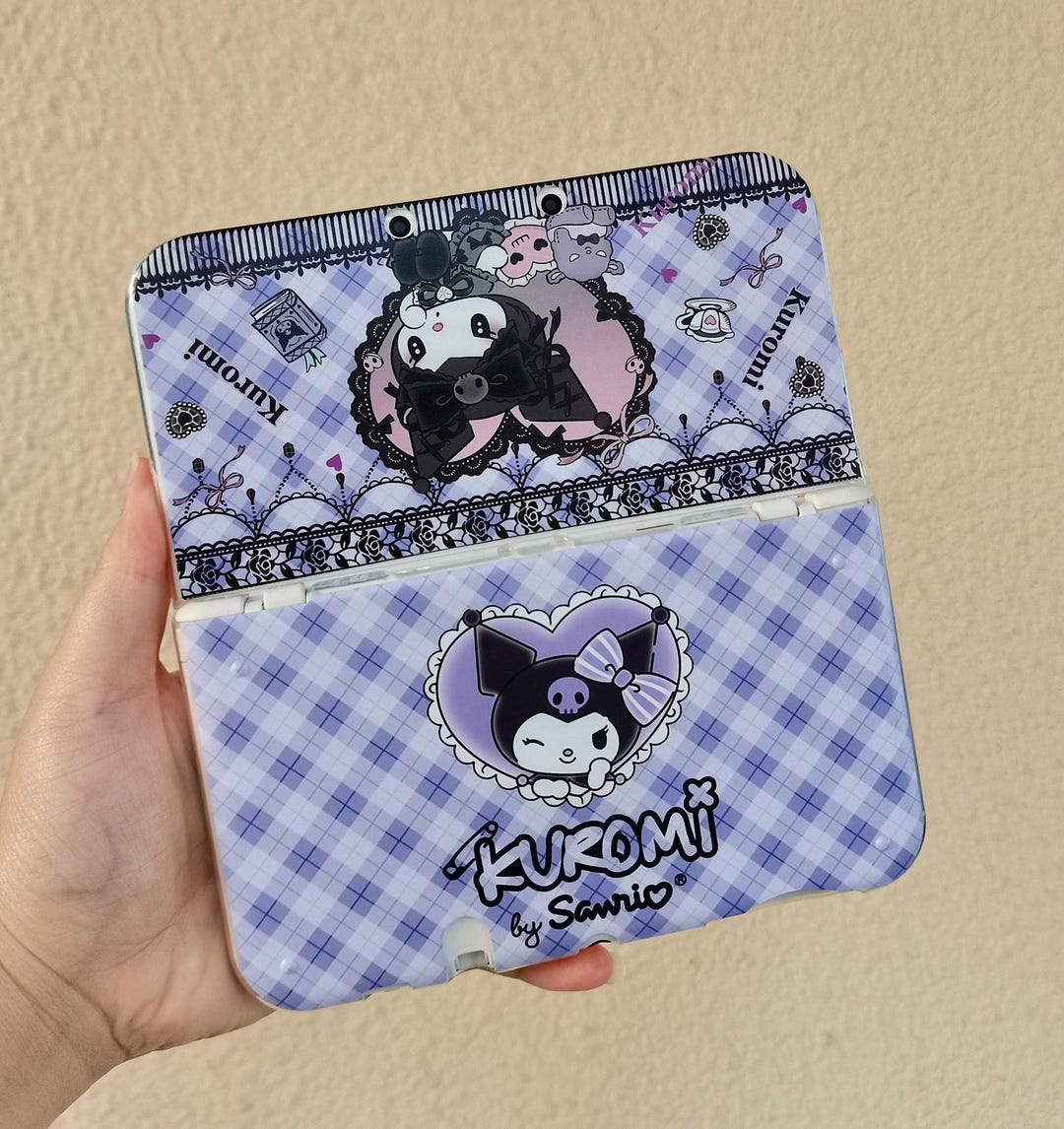 Kuromi Gothic Lavender 3DS Case for Nintendo 3DS | Kawaii Black Purple ...