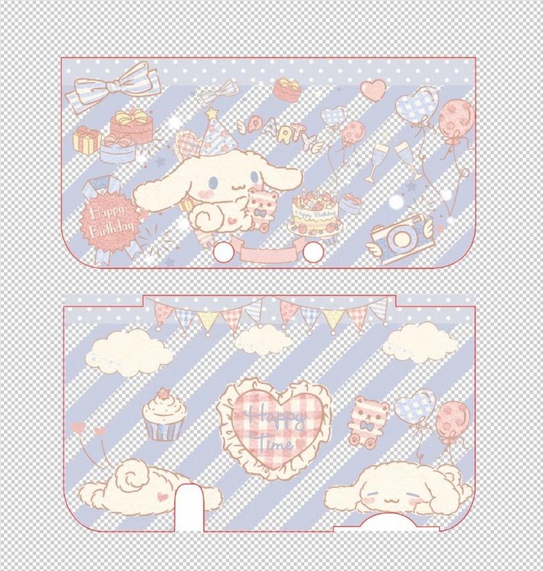 Estuche DIY Cinnamoroll 3ds nds, serie de modelos completos, estuche ...