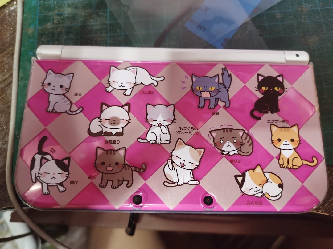 DIY Cats, Dogs 3ds Nds Case Full Model Series, Anime Cartoon Handmade ...