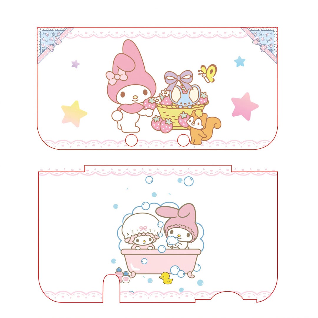 DIY Melody 3ds Nds Case Full Model Series, Anime Cartoon Handmade ...